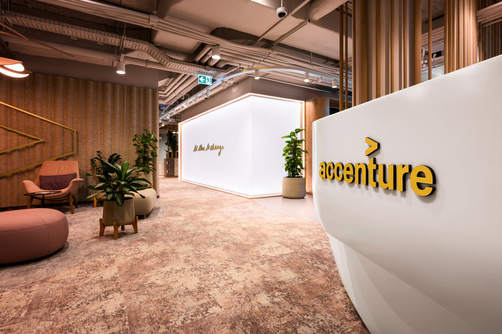 Accenture moved in to Millennium Gardens: an office created for the ...
